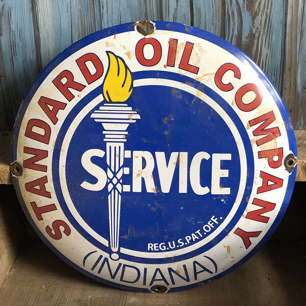 Standard Oil Company Sign - Etsy
