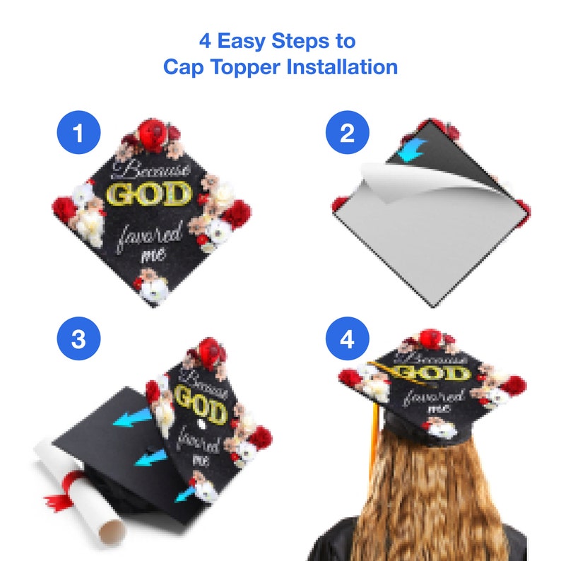 Handmade Graduation Cap Topper,congratulations Gift,class of 2023,high ...