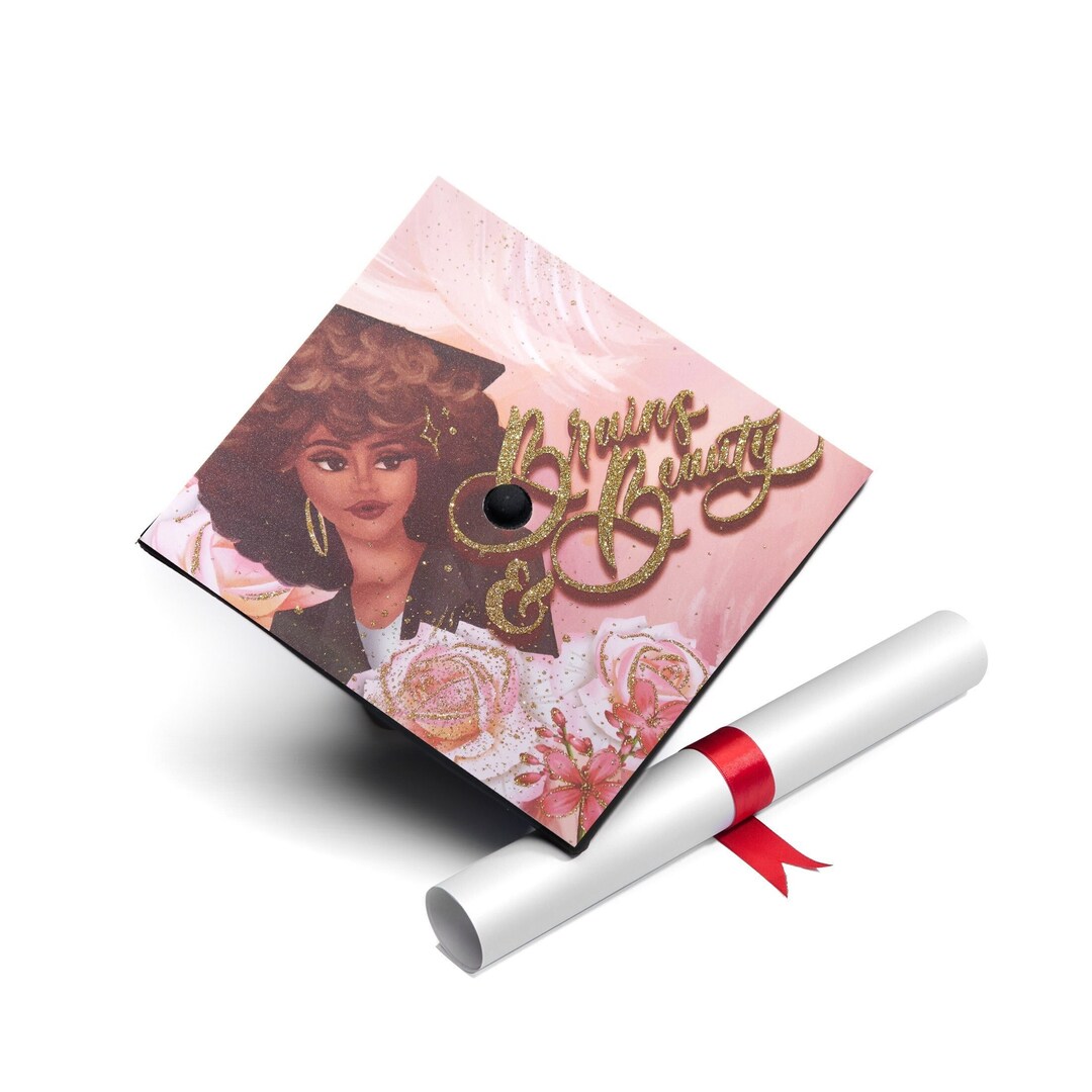 Black Girl Graduation Cap Topper,congratulations Gift,class of 2023 ...