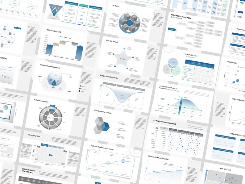 Consulting Frameworks Toolbox Strategy Powerpoint Template Presentation Professional Business ...