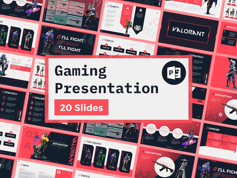 Gaming Powerpoint Template Business Presentation for Project and ...