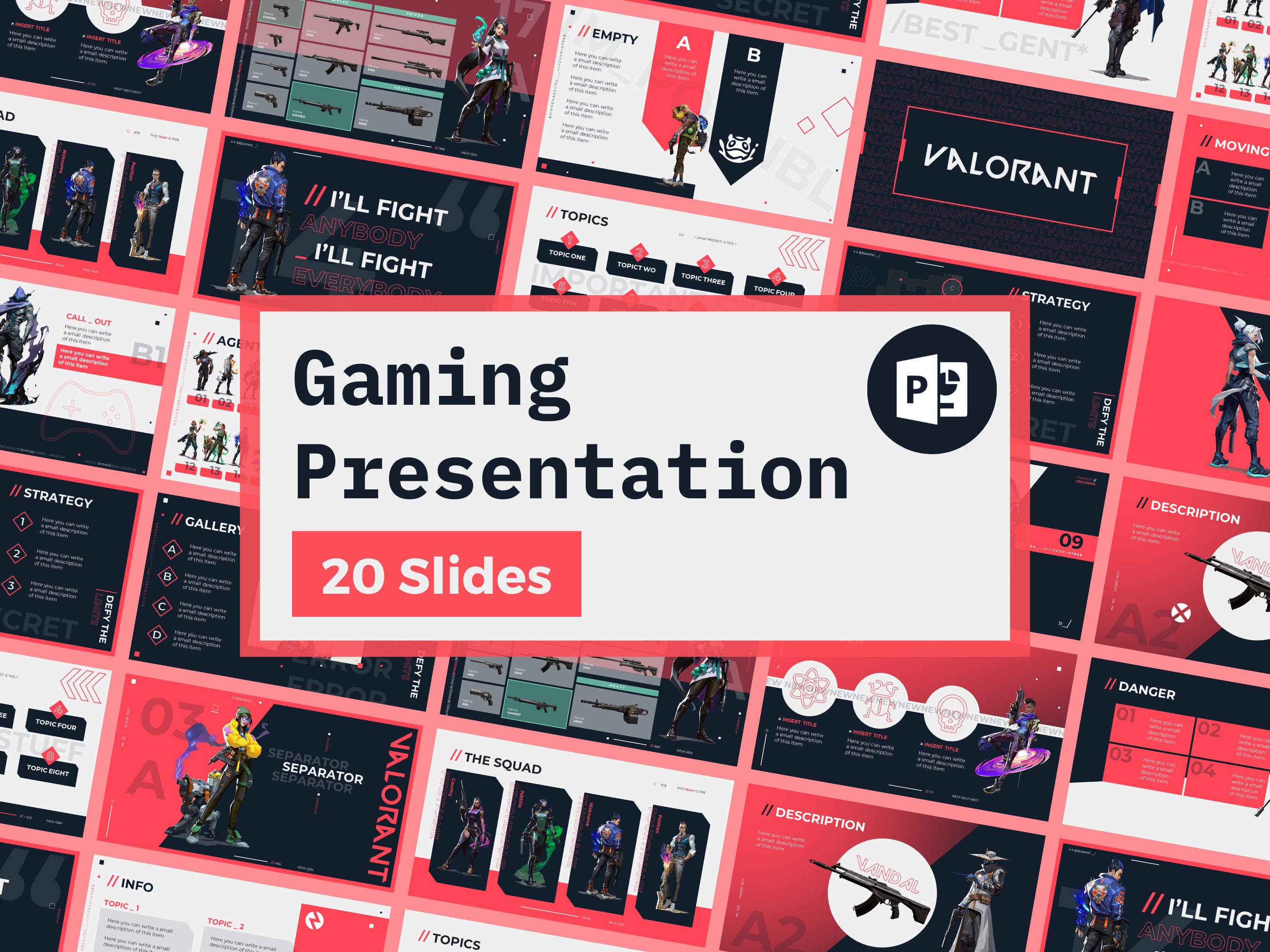 Gaming Powerpoint Template Business Presentation for Project and ...
