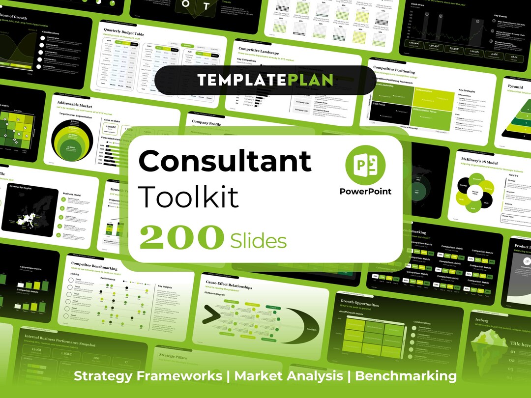 Consulting Toolkit | Powerpoint Template for Strategy Presentations ...