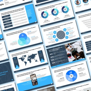 Strategy Consulting Powerpoint Presentation Business Template - Etsy