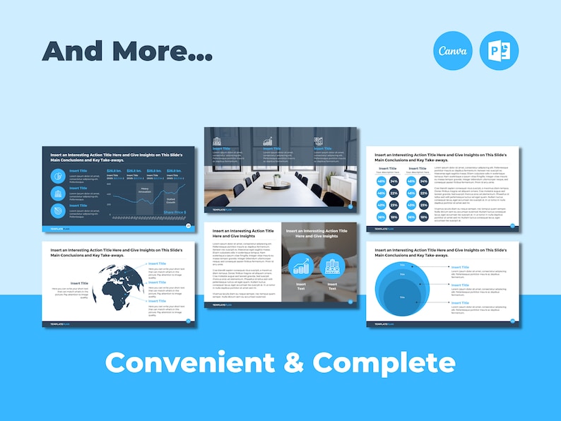 Strategy Consulting Powerpoint Presentation Business Template - Etsy