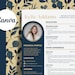 Canva Resume, CV Template Modern, CV Photo, CV Template Professional ...