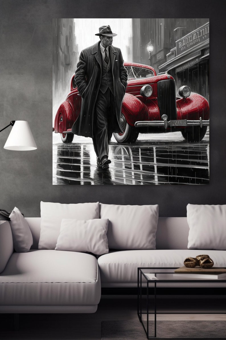 Mafia Boss Gangster Printable Digital Wall Art for Home Decor the ...