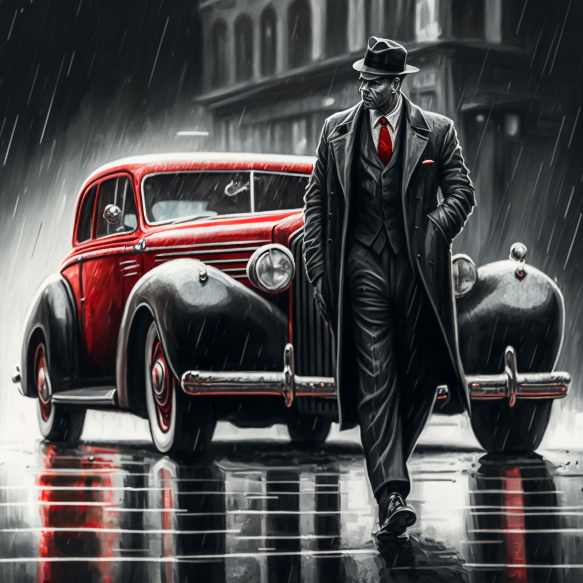 Mafia Boss Gangster Printable Digital Wall Art for Home Decor - the ...