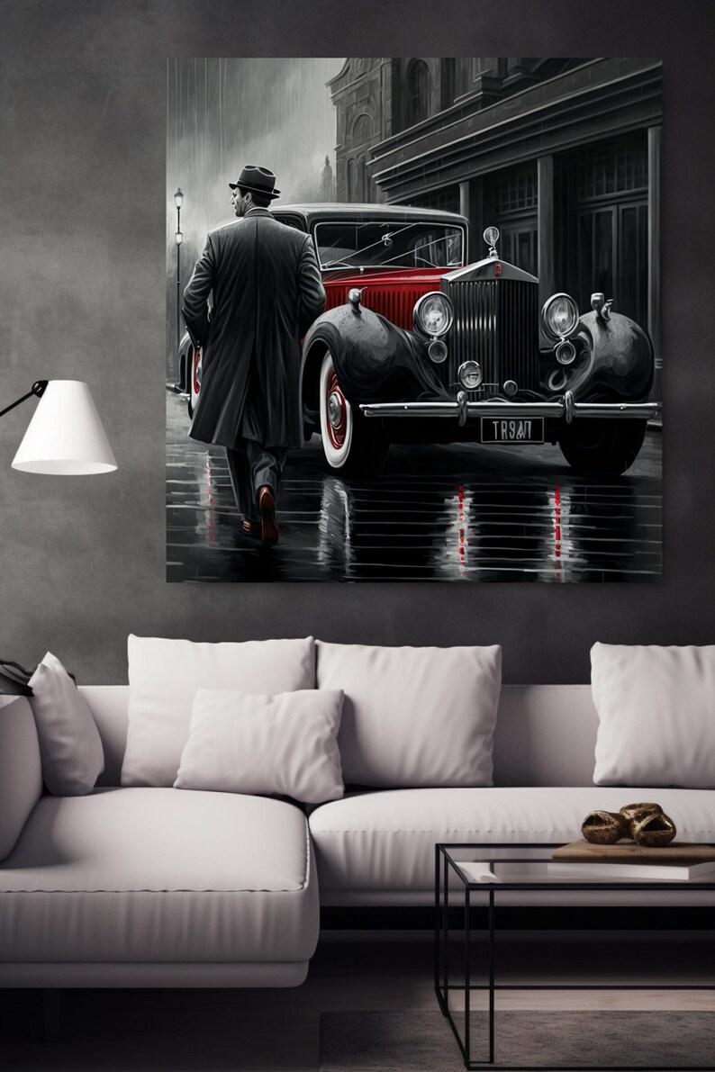 Mafia Boss Gangster Printable Digital Wall Art for Home Decor the ...