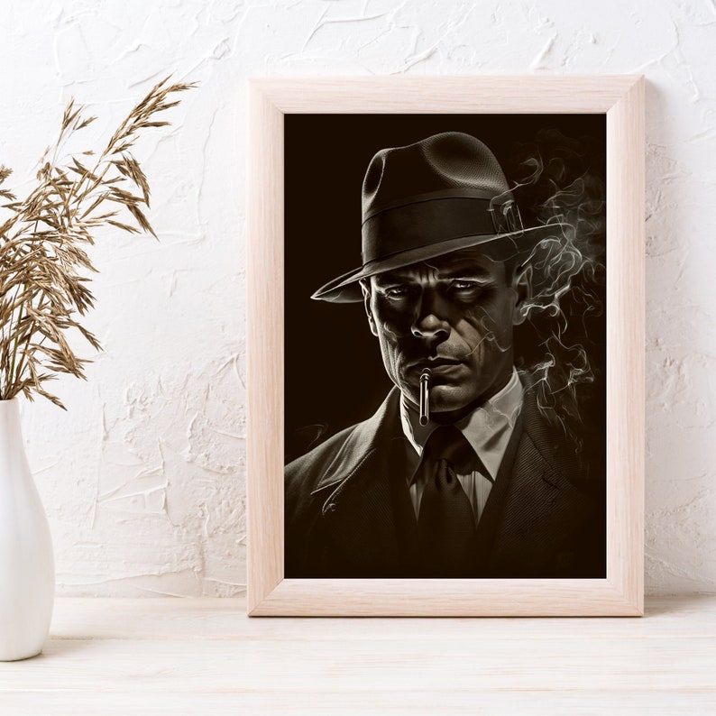 Mafia Poster, Gangster Wall Art, Mobster Decor Instant Download ...