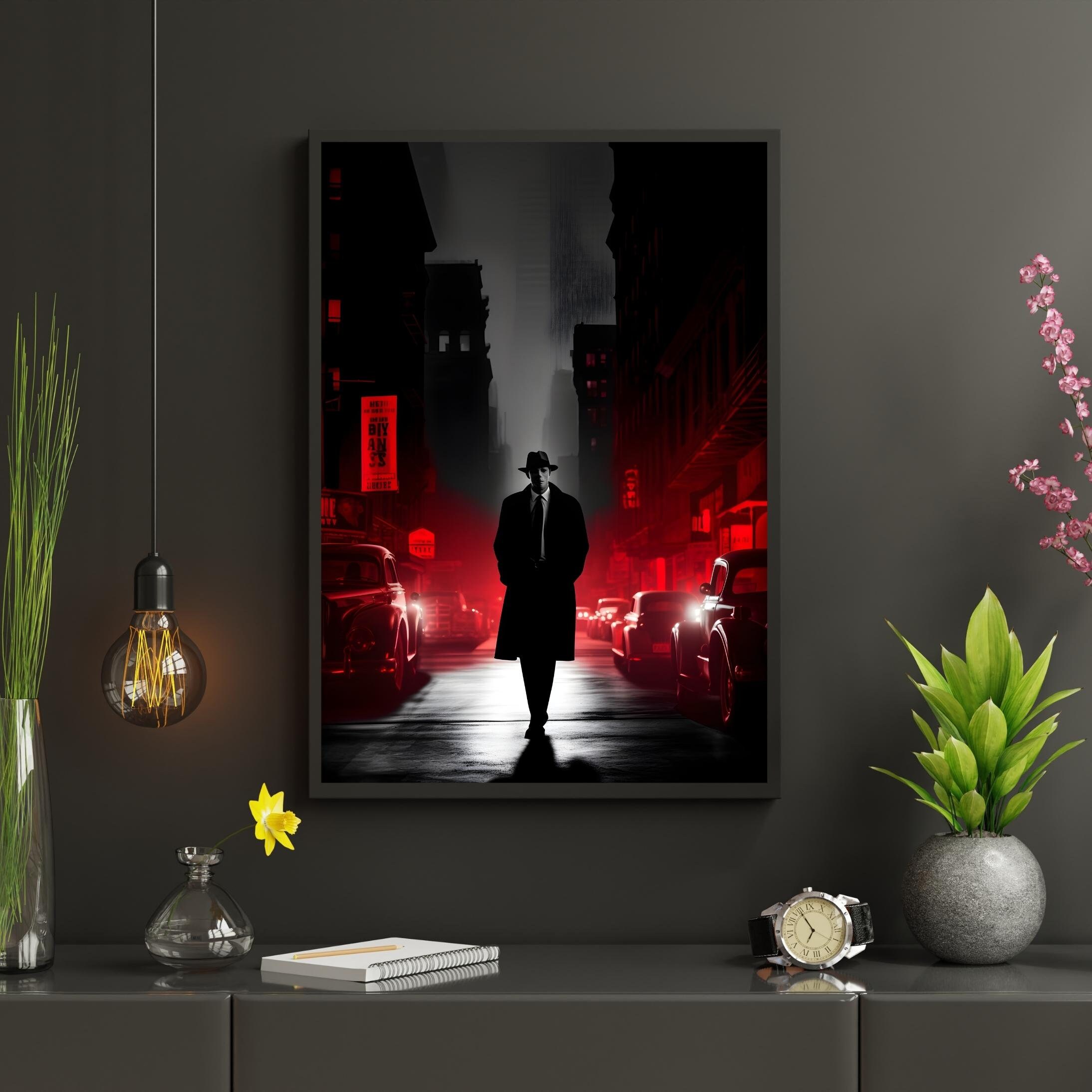 Old School Cool: Aesthetic Gangster Poster, Instant Download - Etsy