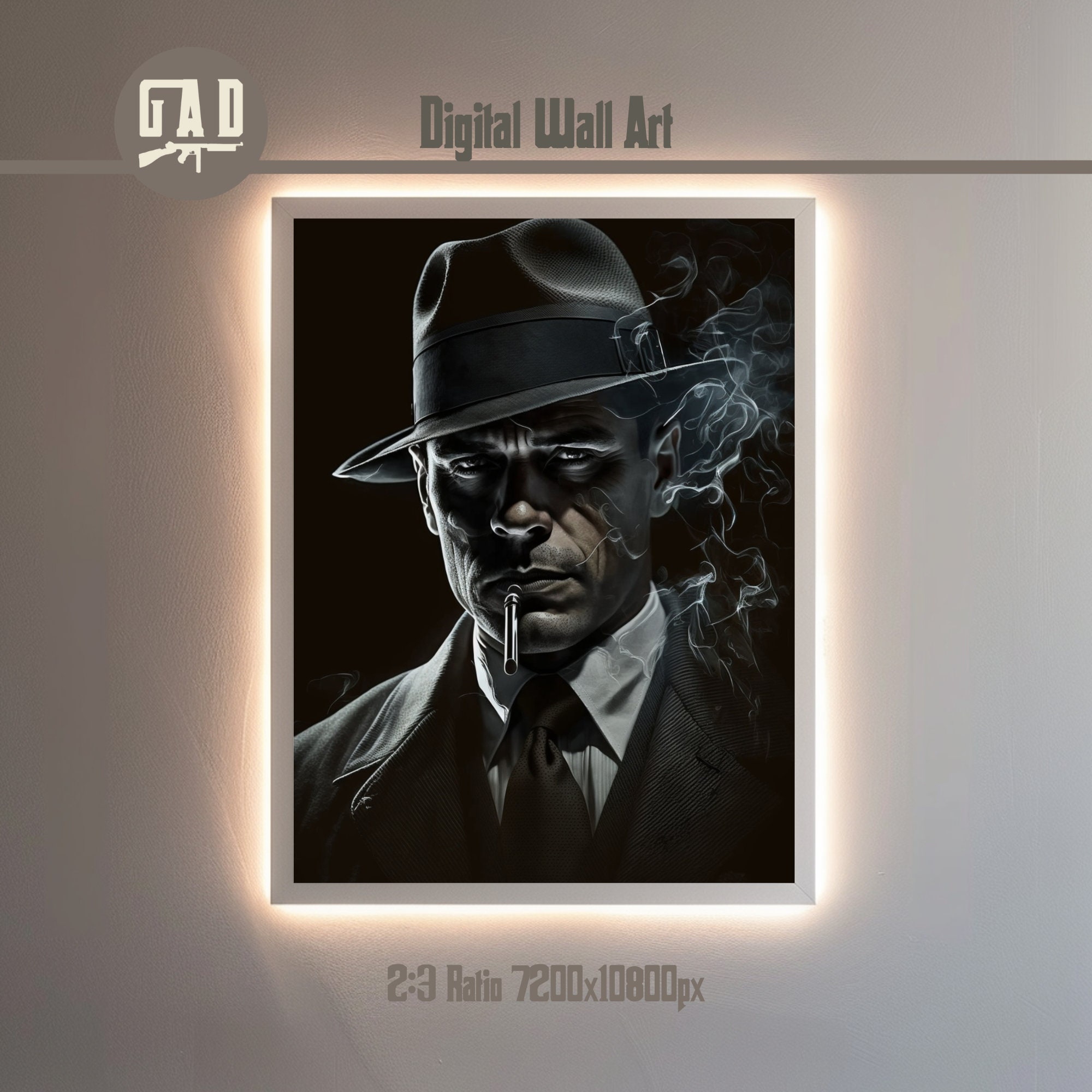 Mafia Poster, Gangster Wall Art, Mobster Decor Instant Download ...
