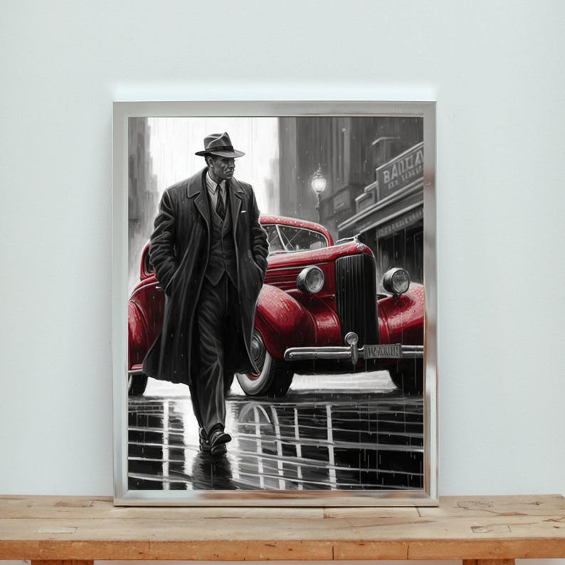 Mafia Boss Gangster Printable Digital Wall Art for Home Decor - the ...