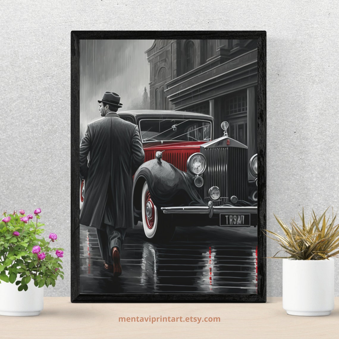 Mafia Boss Gangster Printable Digital Wall Art for Home Decor the ...