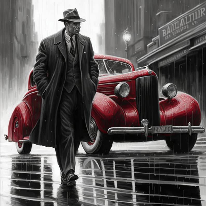 Mafia Boss Gangster Printable Digital Wall Art for Home Decor - Etsy