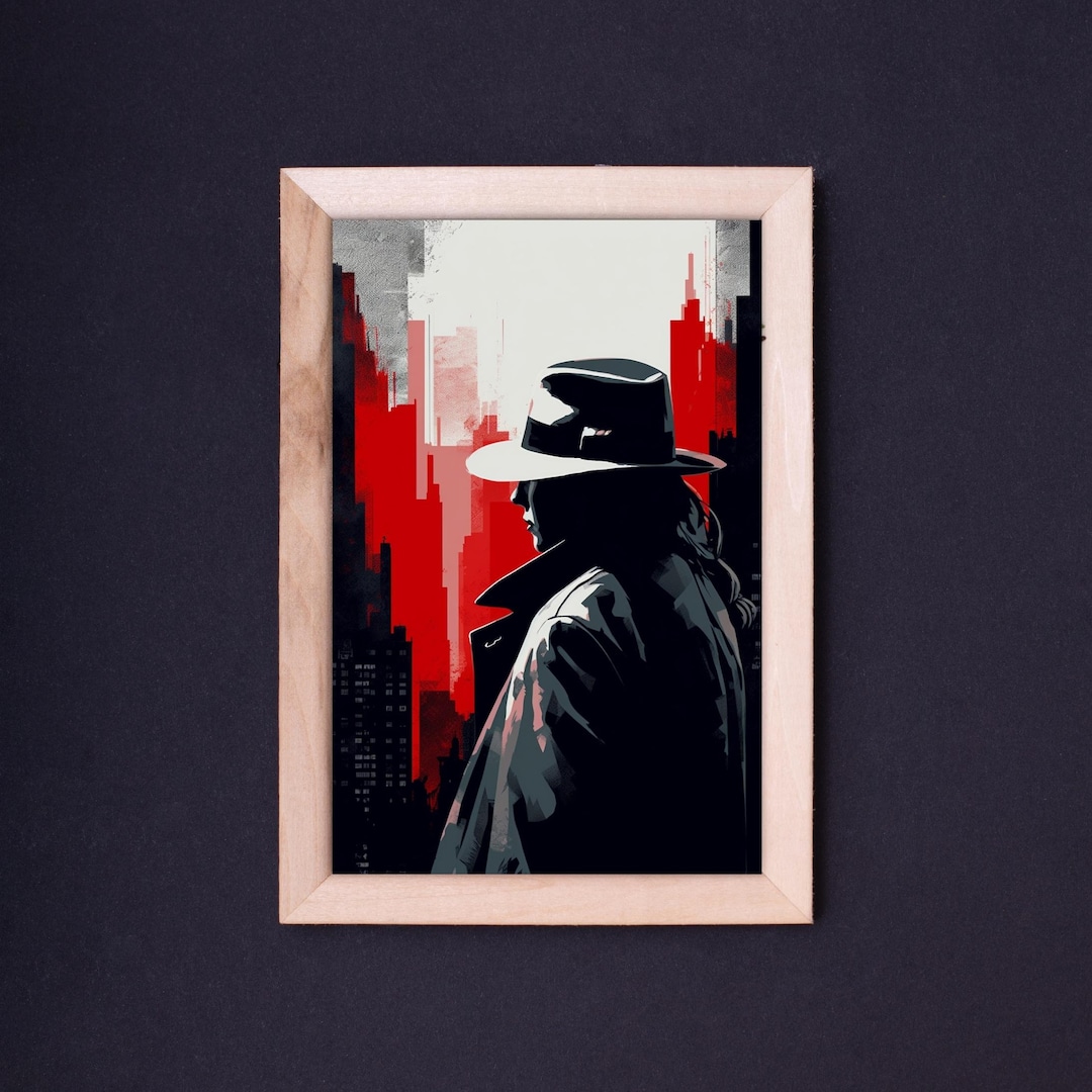 Printable Gangster Poster Mafia Digital Wall Art Instant - Etsy