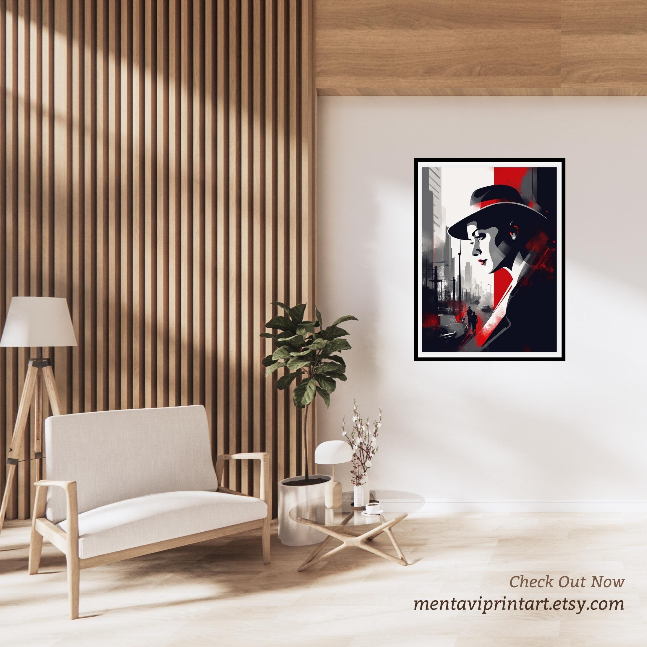 Mafia Woman Design, Gangster Digital Wall Art, Printable Poster, Mafia ...