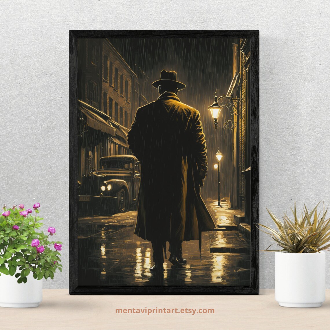 Mafia Boss Printable Digital Wall Art Instant Download Home Decor Gift ...