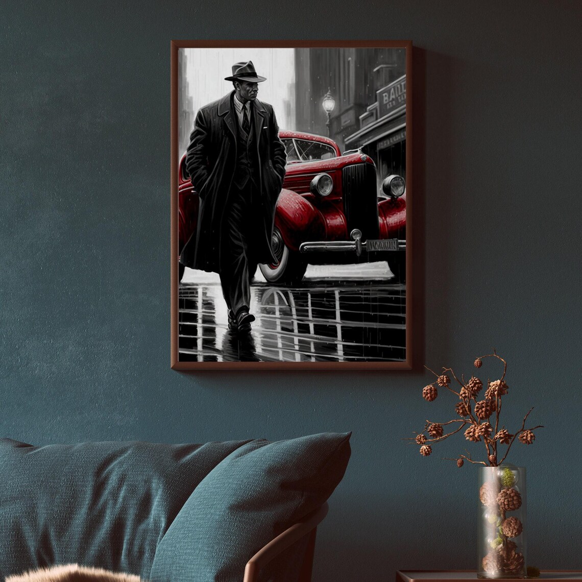 Mafia Boss Gangster Printable Digital Wall Art for Home Decor - the ...