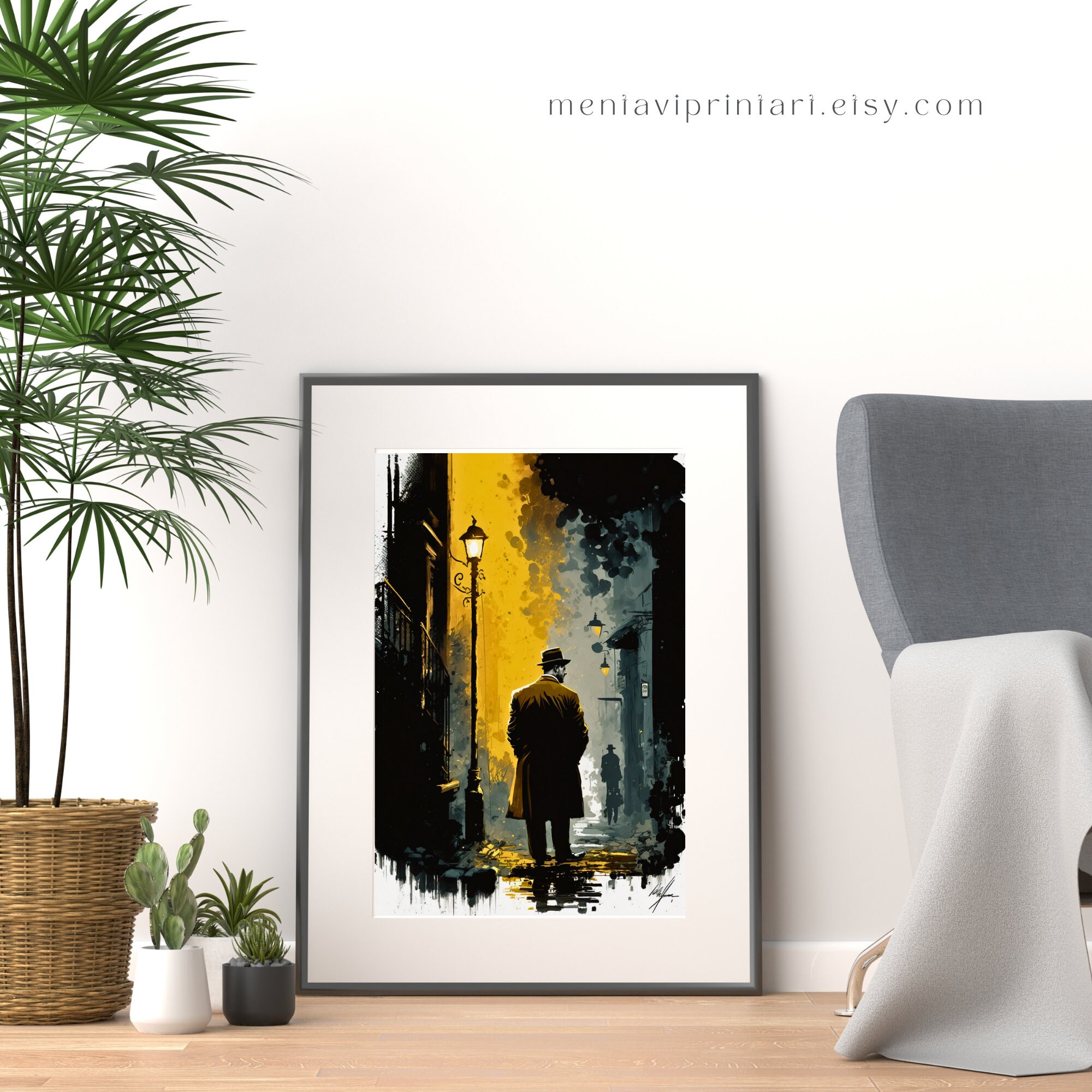 Mafia Boss - Gangster Printable Poster - the Godfather Wall Art ...