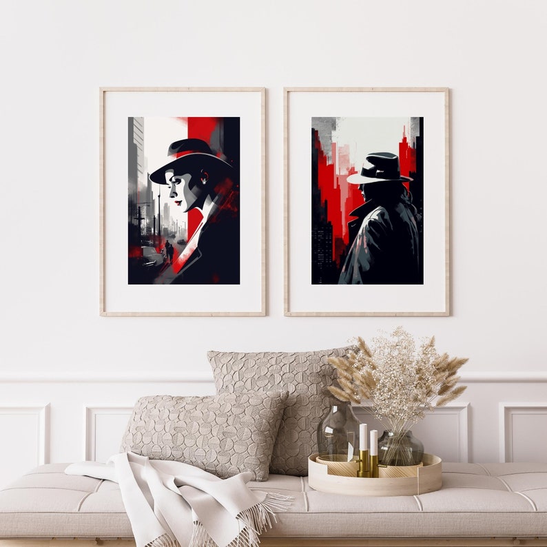 Printable Gangster Poster, Mafia Digital Wall Art, Instant Download Art ...