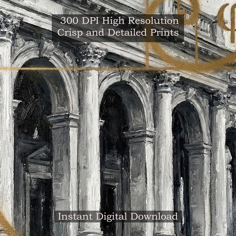 Impressão de Arquitetura Gótica | Arte de Fachada Vintage e Sombria ...