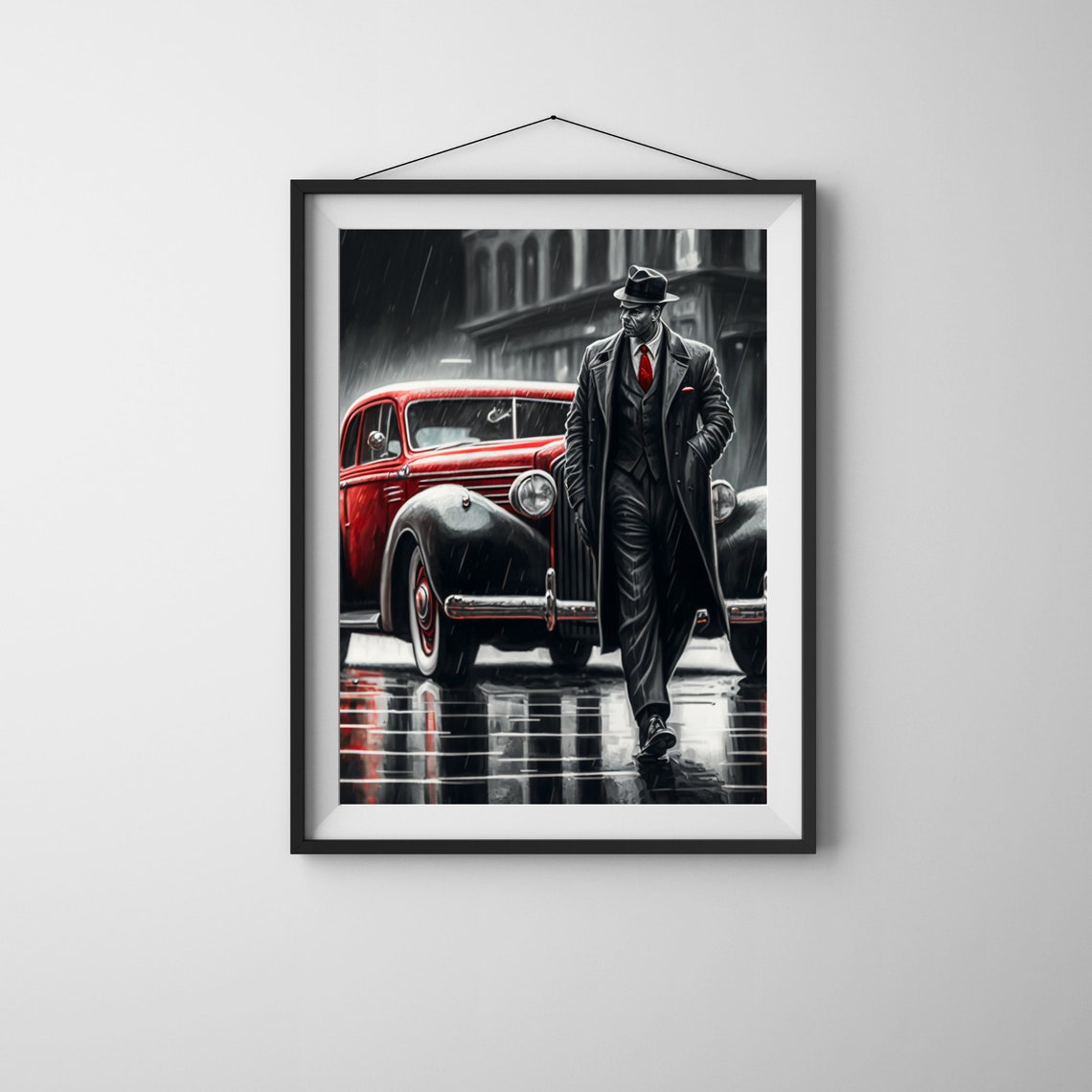 Mafia Boss Gangster Printable Digital Wall Art for Home Decor - Etsy
