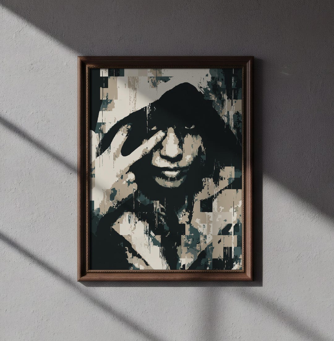 Black and White Gangster Printable Art - Femme Fatale Noir Print ...