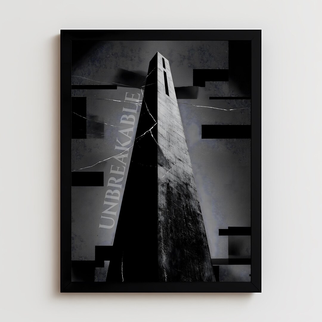 Dark Monolith Resilience Art Print | Gothic Modern Decor (digital ...