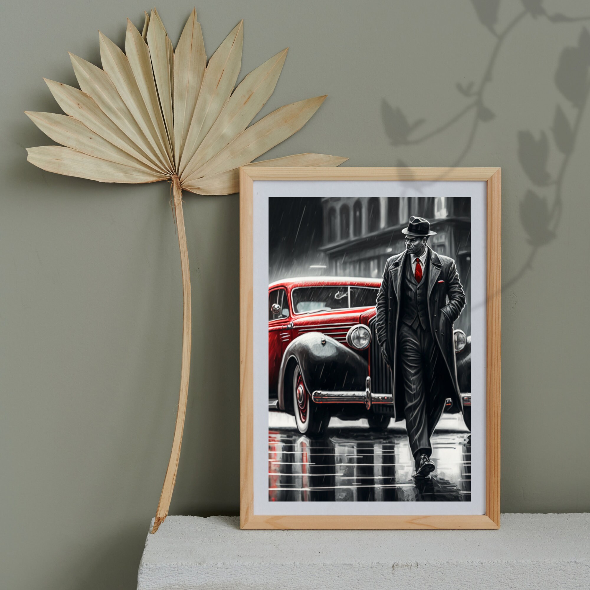 Mafia Boss Gangster Printable Digital Wall Art for Home Decor the ...