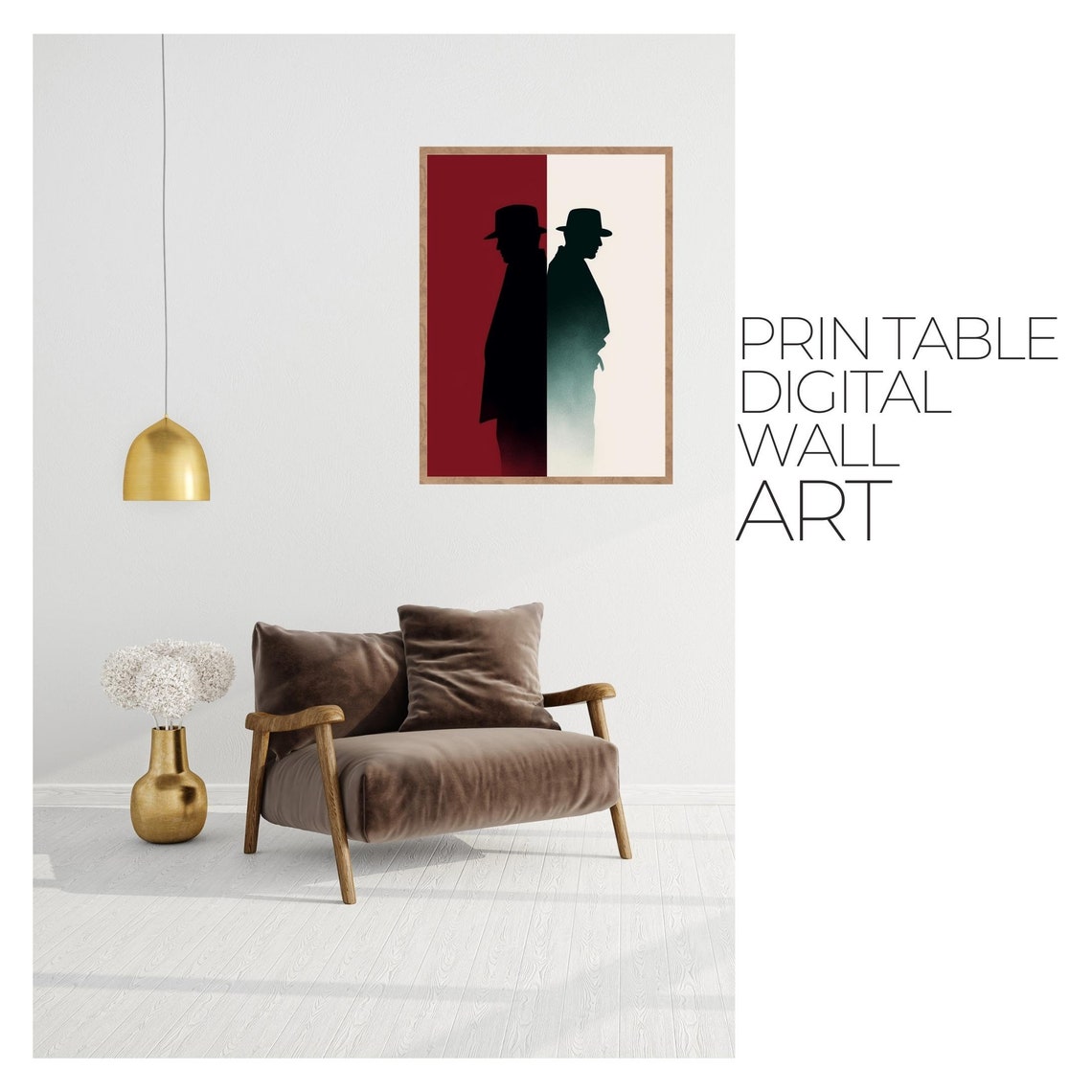 Printable Gangster Digital Wall Art Instant Download Mafia Wall Art ...