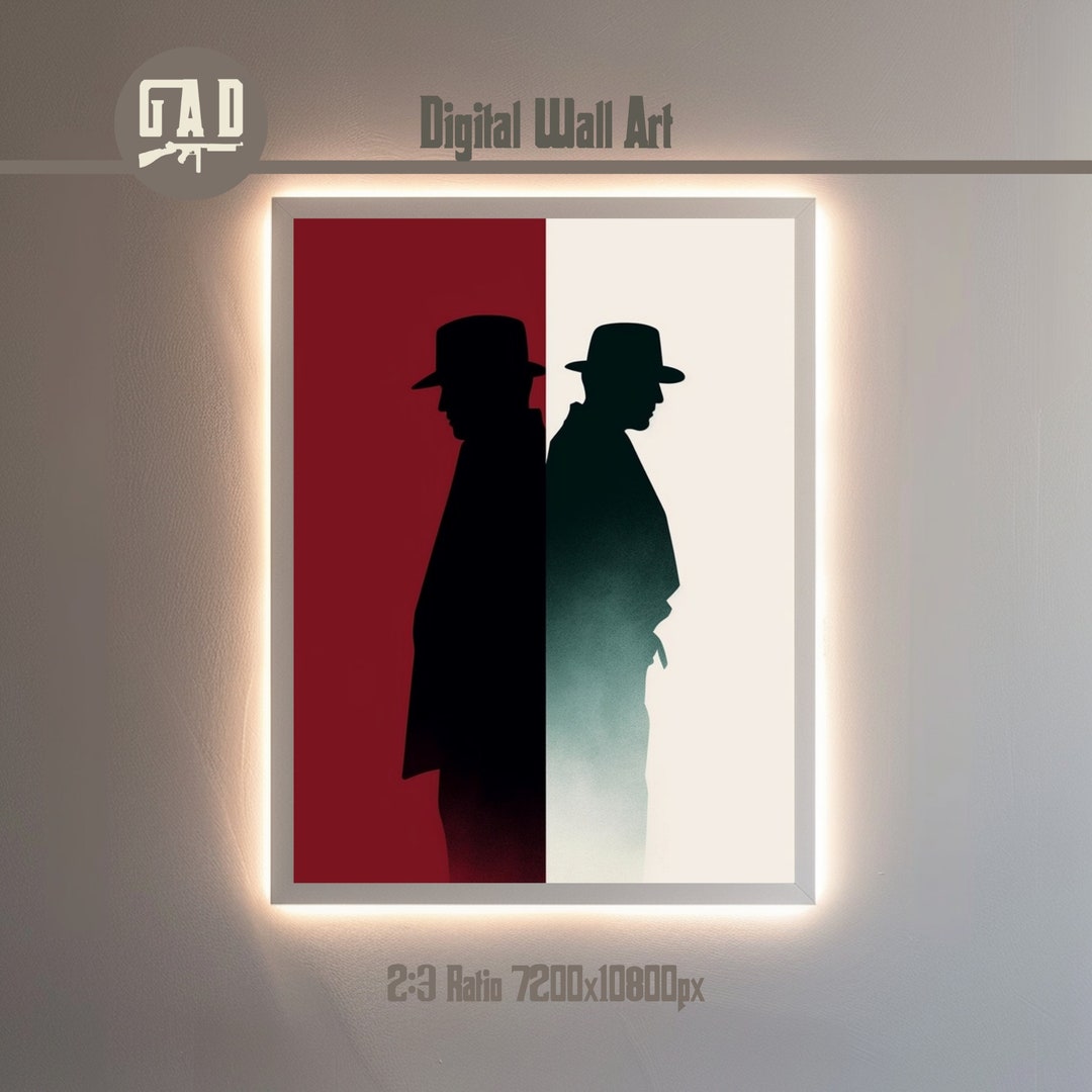 Printable Gangster Digital Wall Art - Instant Download - Mafia Wall Art ...