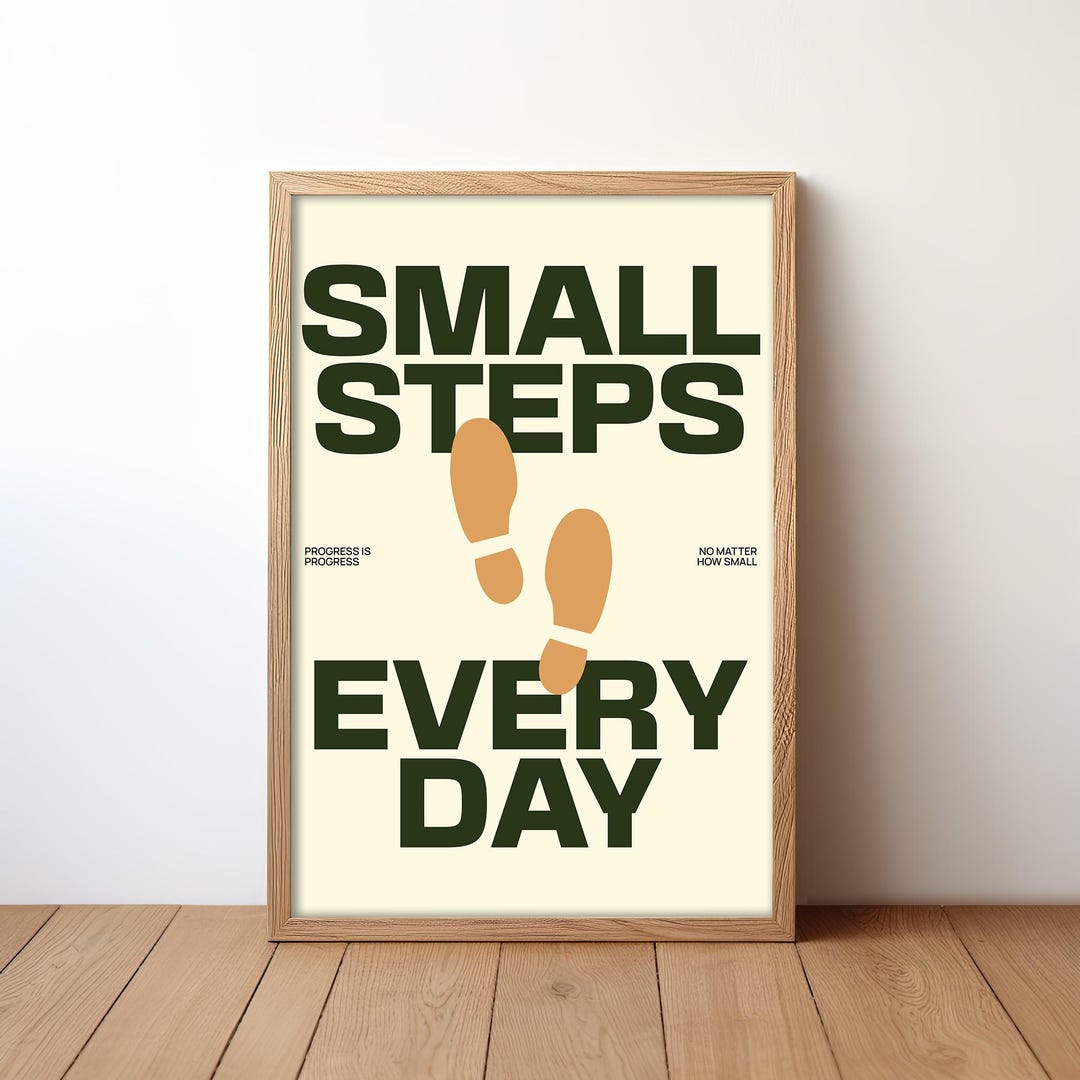 Manifest Mindset Wall Art Print- Inspirational Wall Art Print for Home ...