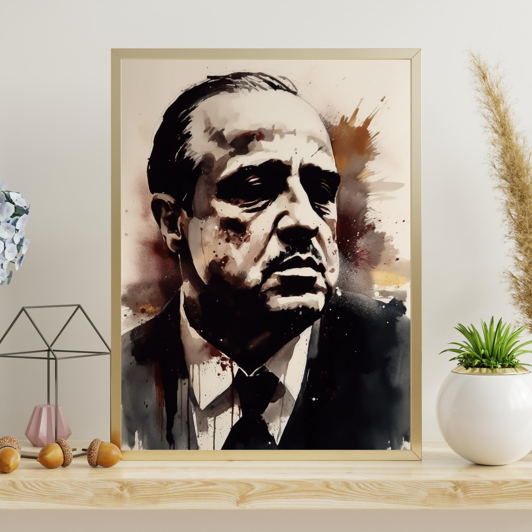 The Godfather Digital Wall Art Printable Al Capone Poster Digital Print ...