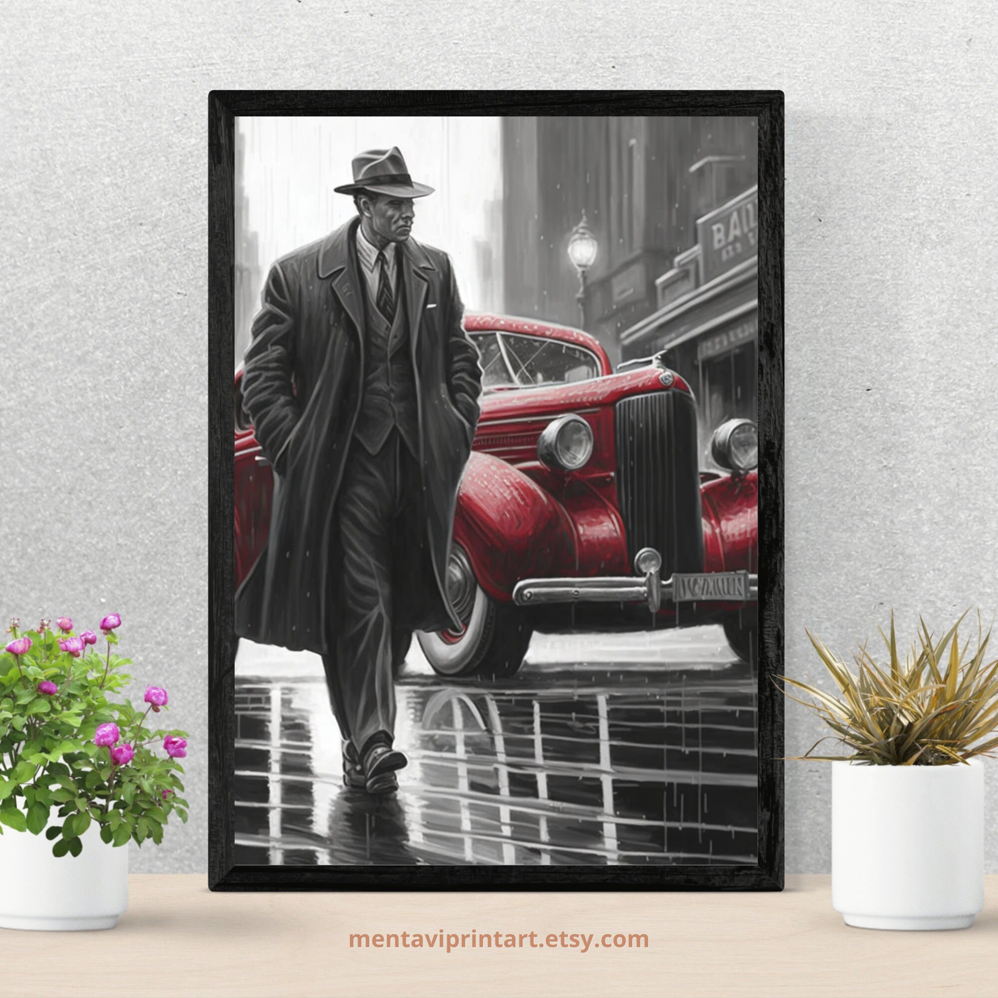 Mafia Boss Gangster Printable Digital Wall Art for Home Decor the ...