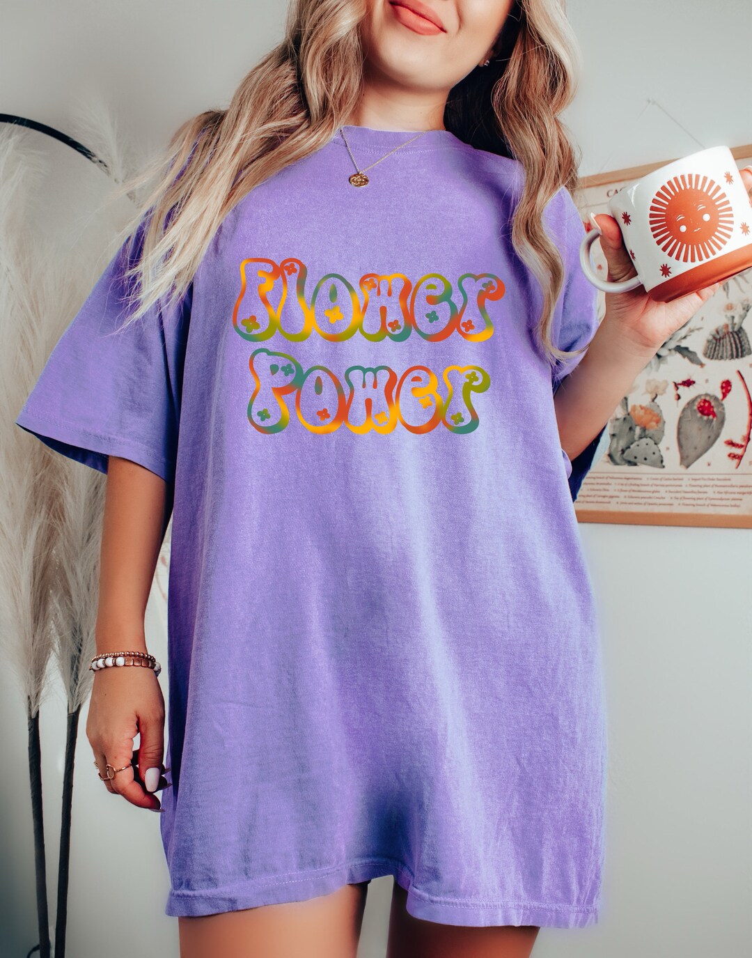 Flower Power Rainbow Design - Etsy