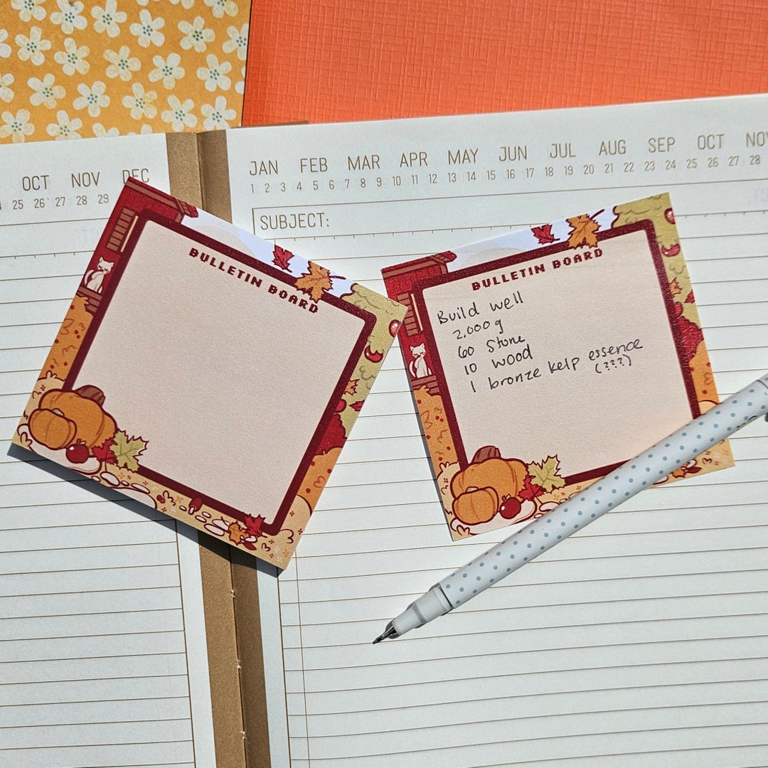 Fall Farming Sim Post-it Notes® 3x3 Square Sticky Notes - Etsy