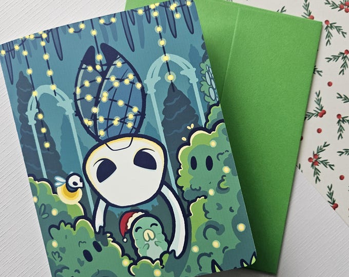 Hollow Knight Holiday Card - Bah-humbug! - Etsy