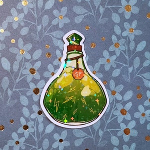 Reading Potions Sticker Pack Health, Stamina and Experience - Etsy