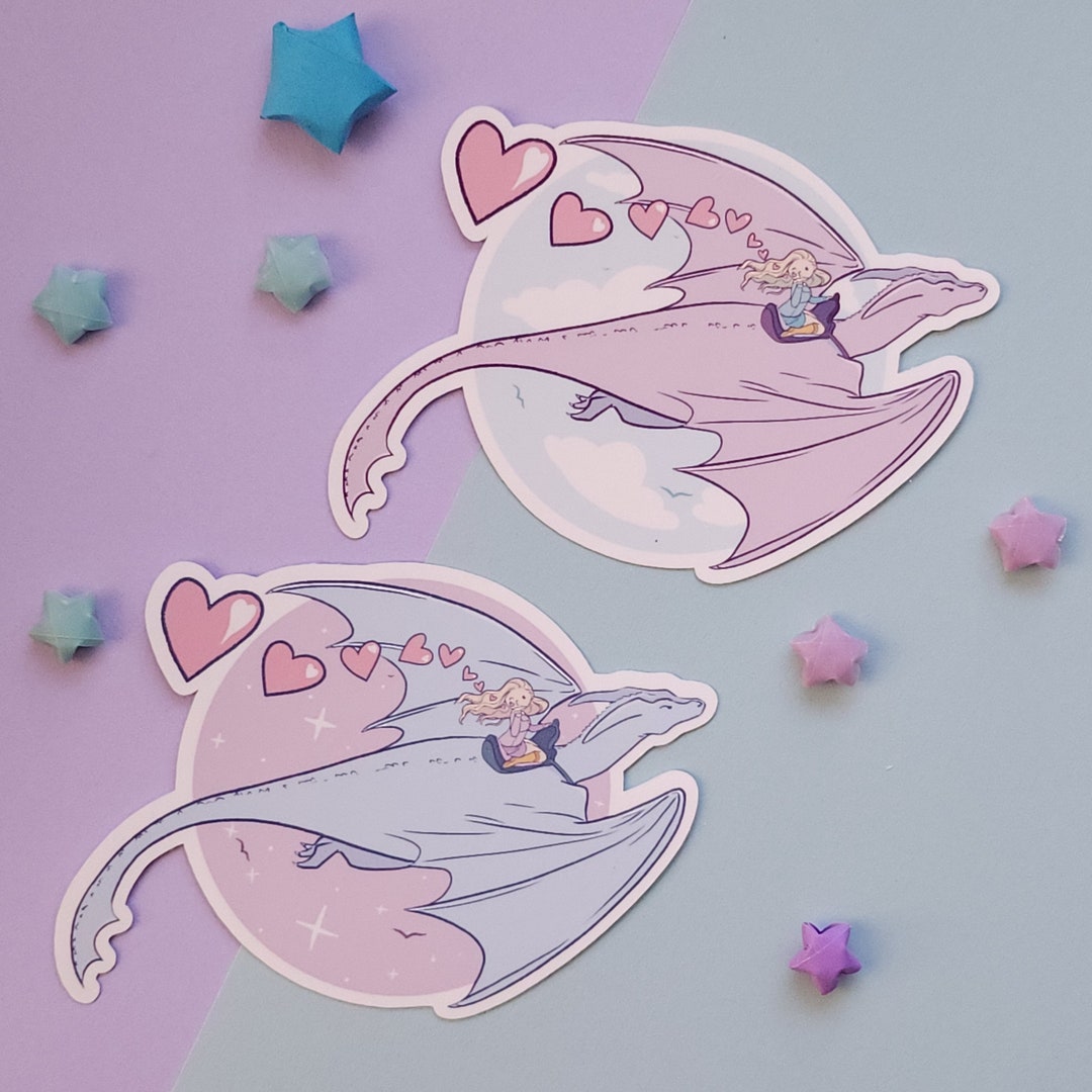 Dragon Ride Sticker - Etsy