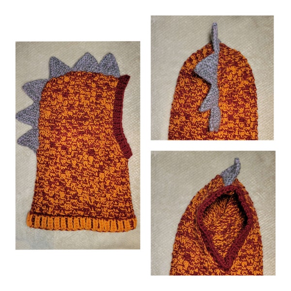 Dinosaur Hood Hat - Etsy
