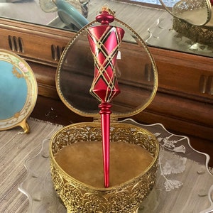 RAZ Imports, Inc., 12” Glass Scottish Tartan Seasonal Holiday Christmas ...