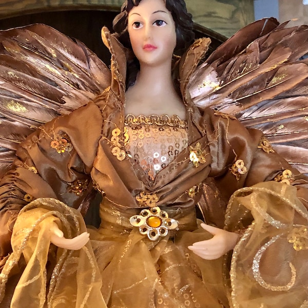 Vintage Angel Tree Topper - Etsy