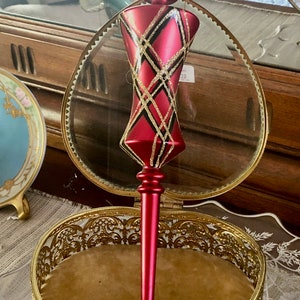 RAZ Imports, Inc., 12” Glass Scottish Tartan Seasonal Holiday Christmas ...