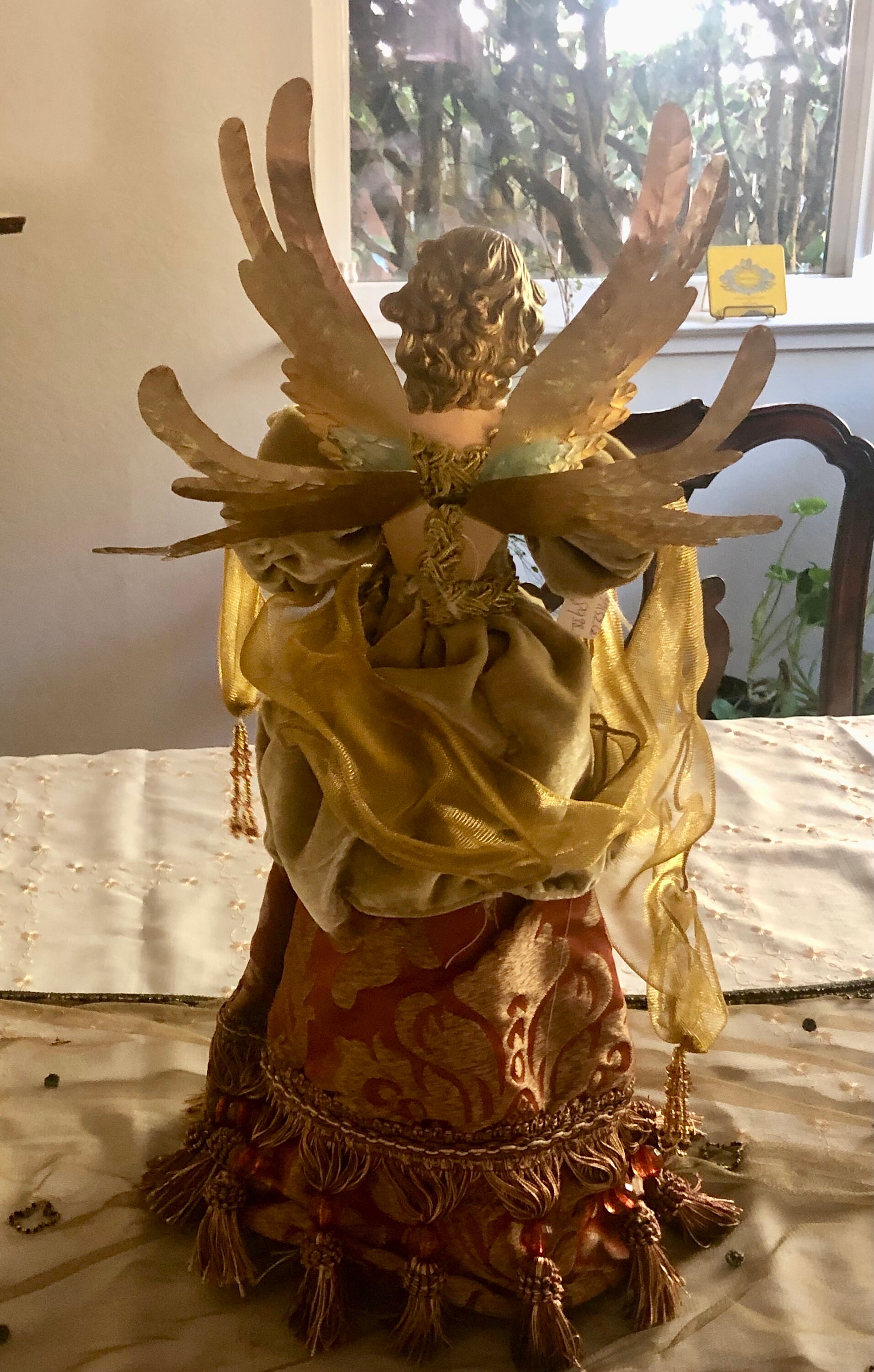 Winward Hand-painted Porcelain Angel Christmas Tree Topper - 20” - Etsy