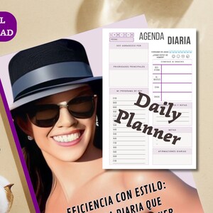 Printable Spanish Daily Planner 6x9inch PDF Efficiency in - Etsy