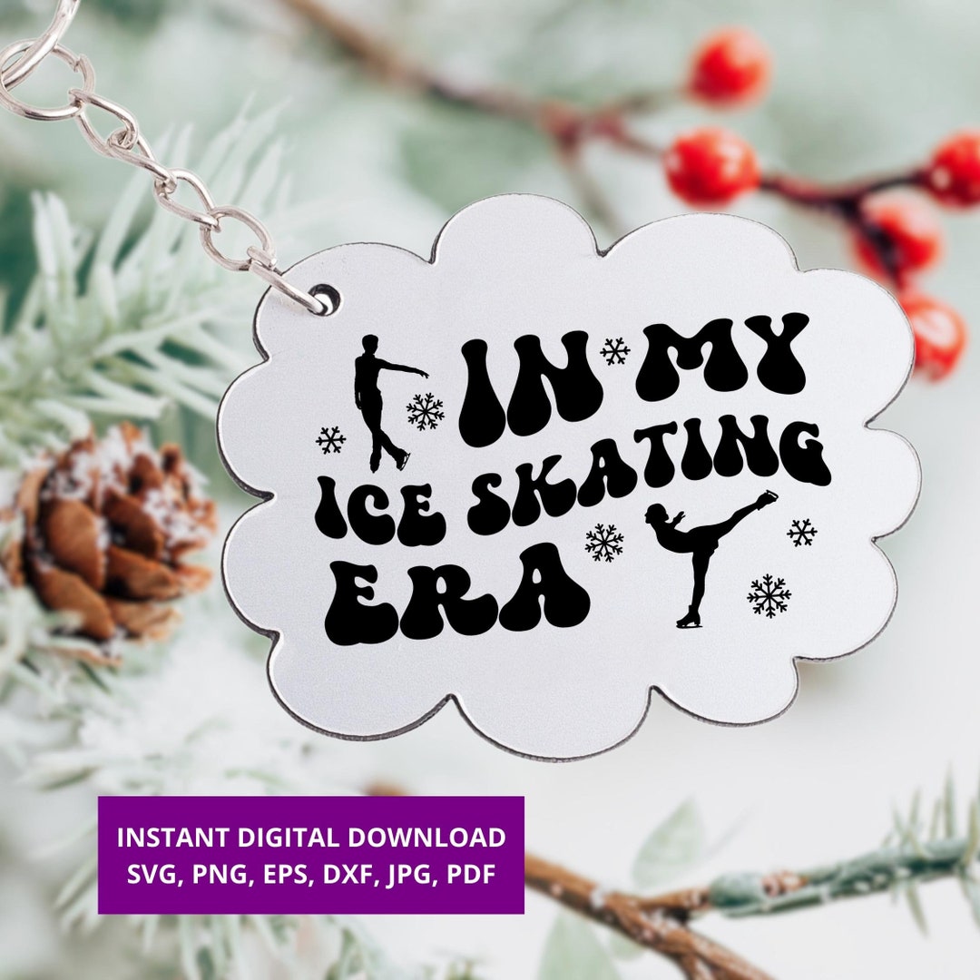 In My Ice Skating Era SVG PNG Retro Groovy Figure Skating Svg, Ice ...