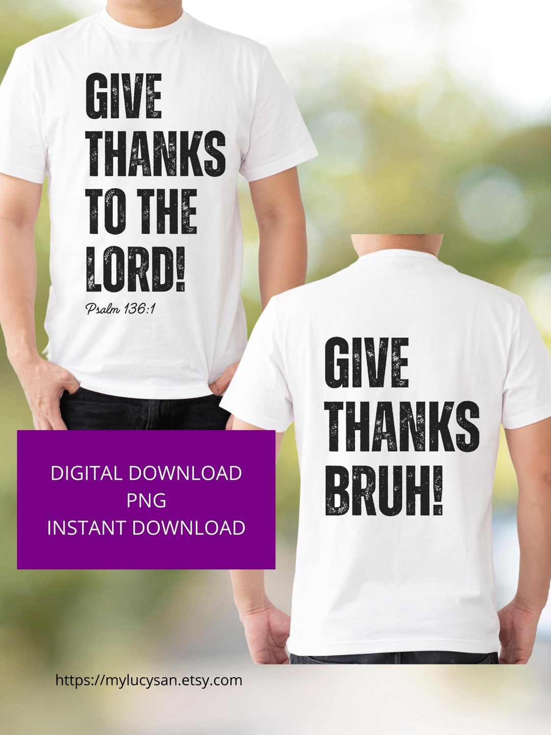 Give Thanks Bruh! PNG Give Thanks to the Lord, Thanksgiving Png ...