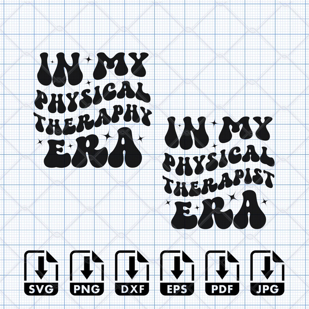 Physical Therapy Era SVG: Retro PT Month Design (digital Download) - Etsy
