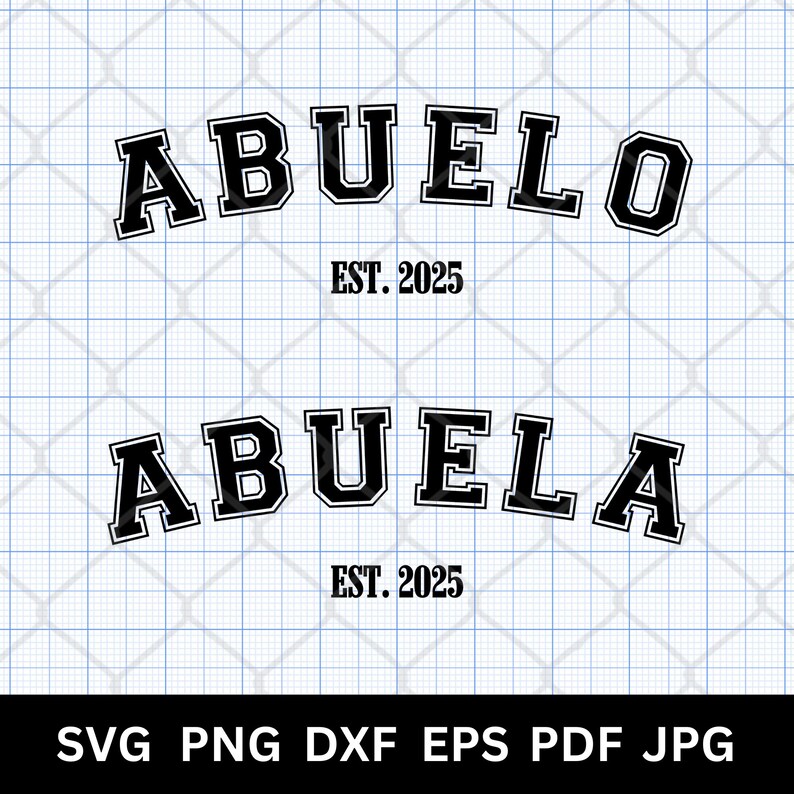 Custom Grandparent Name Est 2025 SVG PNG (digital Download) - Etsy